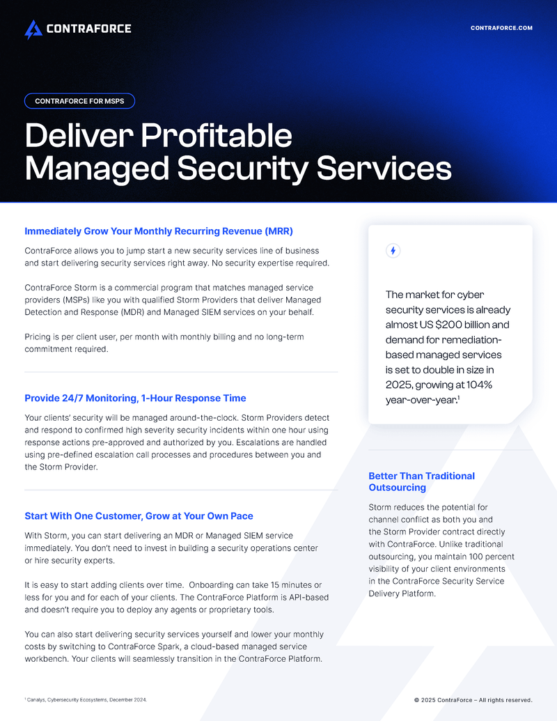 ContraForce | Manage Microsoft Security Apps Across Tenants